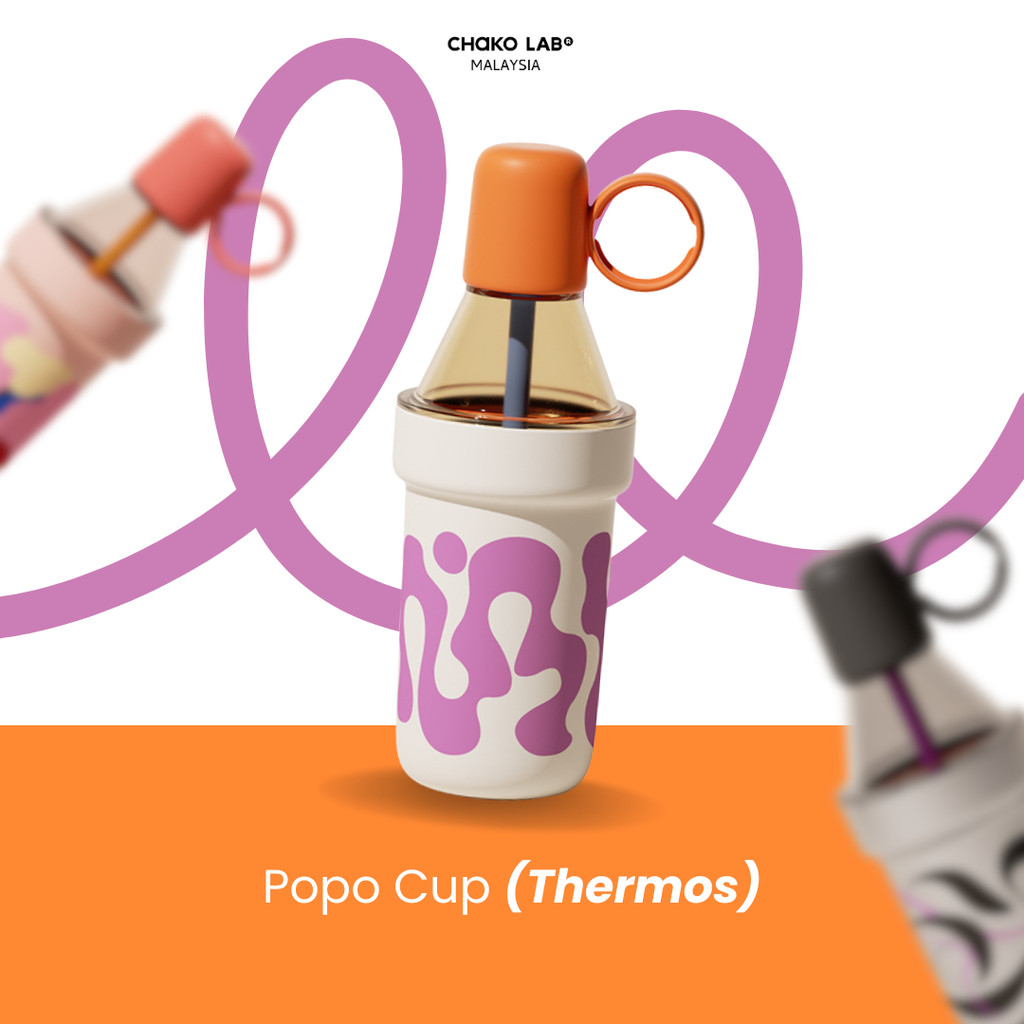 CHAKO LAB POPO CUP 316 Stainless Steel Thermos Bottle | Shopee Malaysia