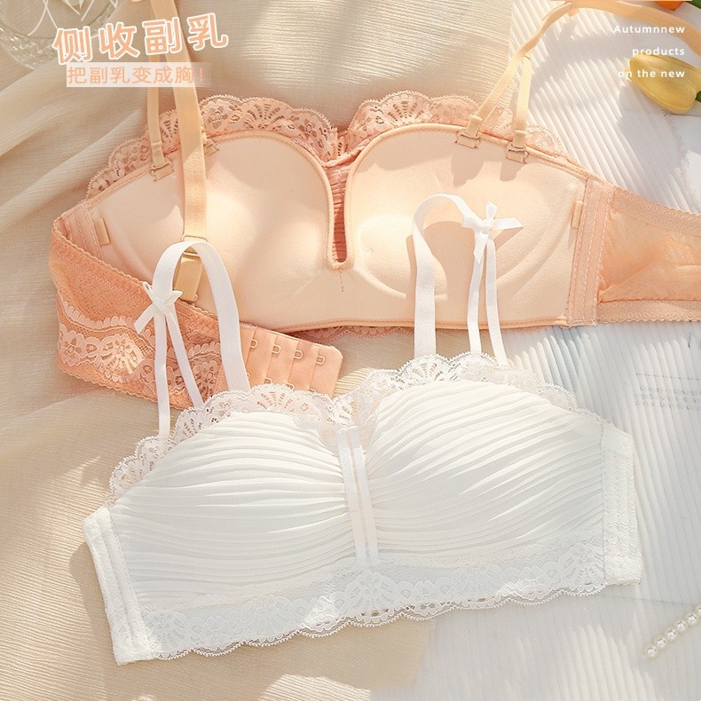 Strapless lingerie for girls, thin summer strapless bra with small ...
