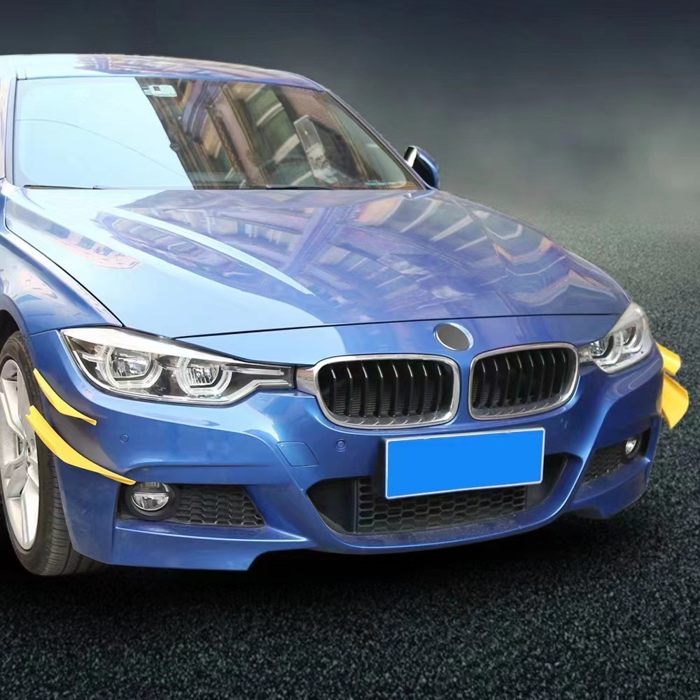 Universal Car Body Spoiler Front Bumper Canards Lip Splitters Trim ...