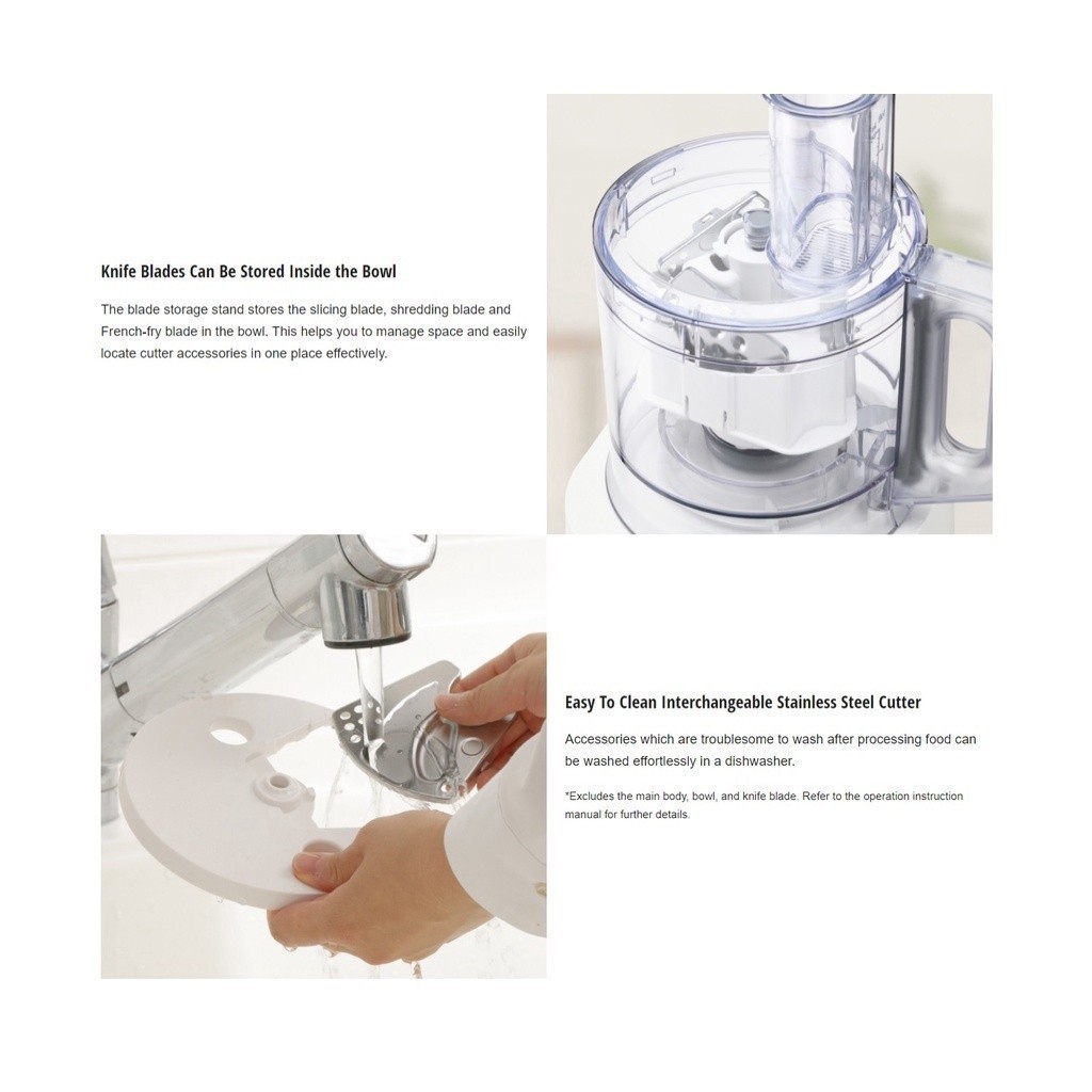 Panasonic Food Processor with 5 Accessories for 18 Functions| MK ...