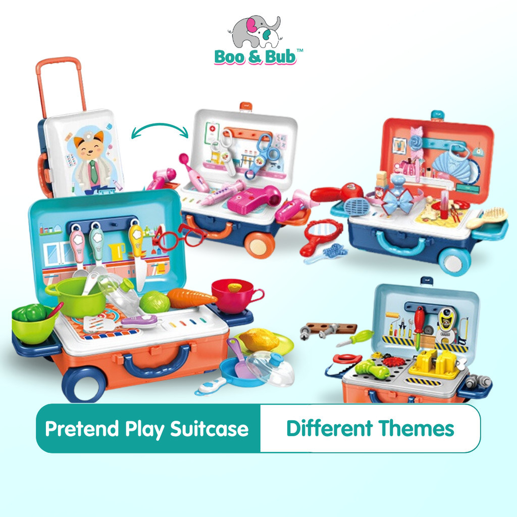 Pretend Play Suitcase | Kid Educational Toys Simulation Briefcase ...