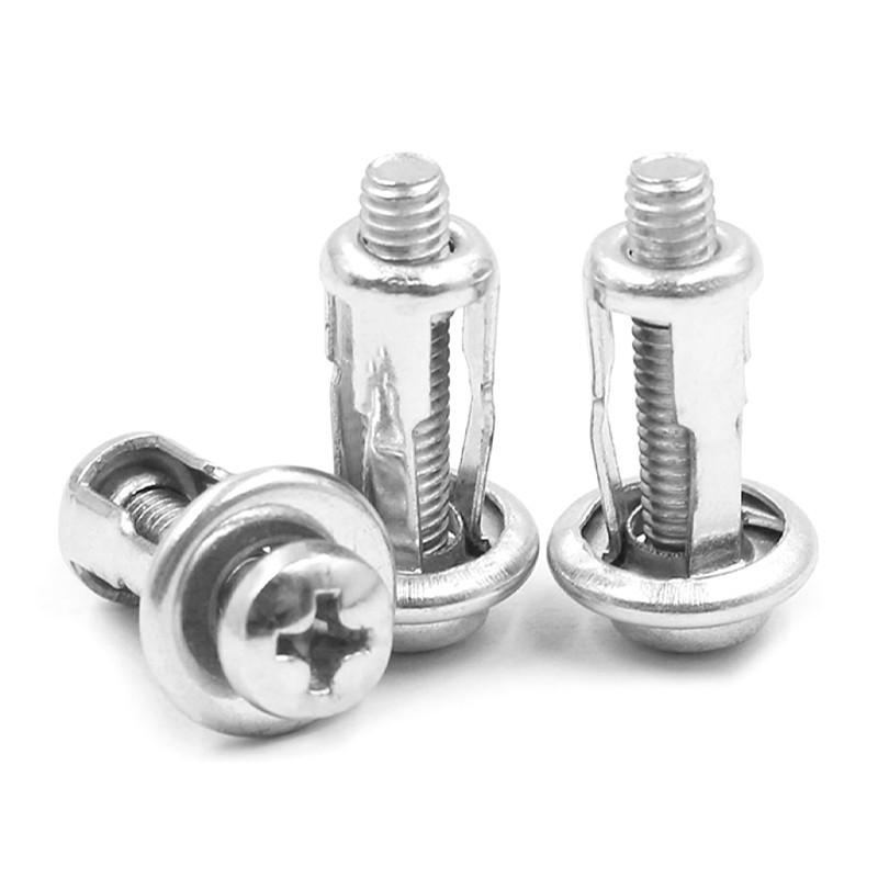 5/10Pcs M4 M5 M6 M8 Petal Rivets Nut Expansion Screw Clamp Petal Shape ...