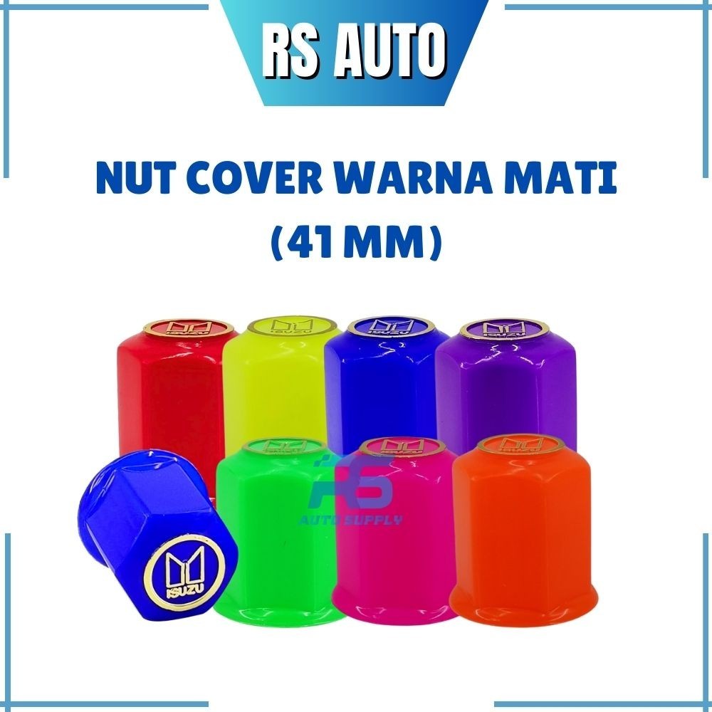 RS AUTO 8 biji Nut Cover Thailand Warna Mati Nut Tayar Lorry Truck 41mm ...