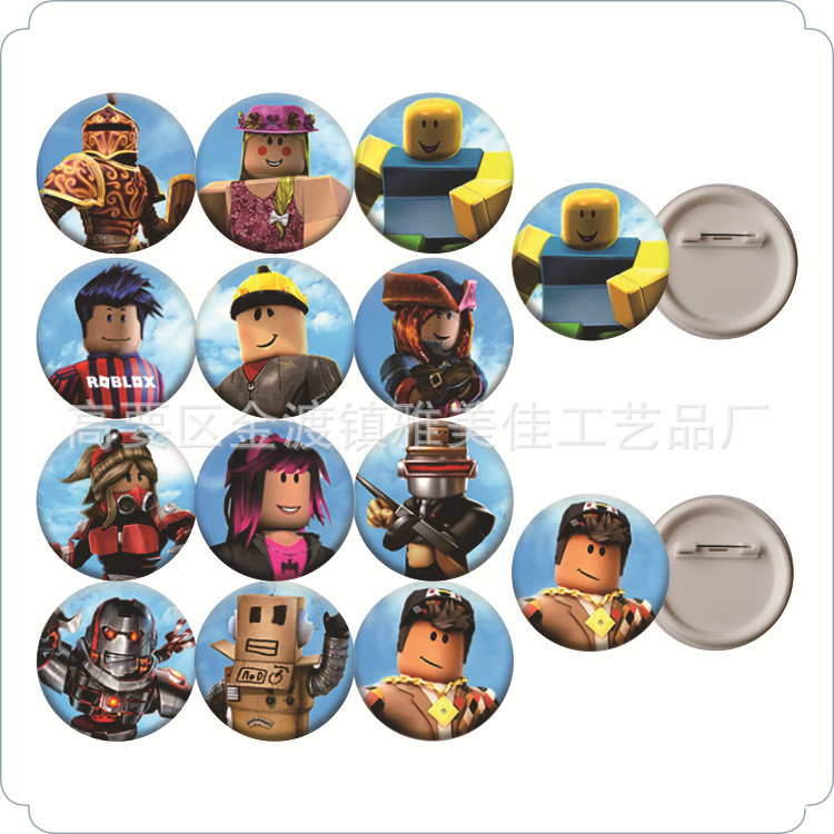 Roblox badge wristband keychain anime character jewelry children's ...