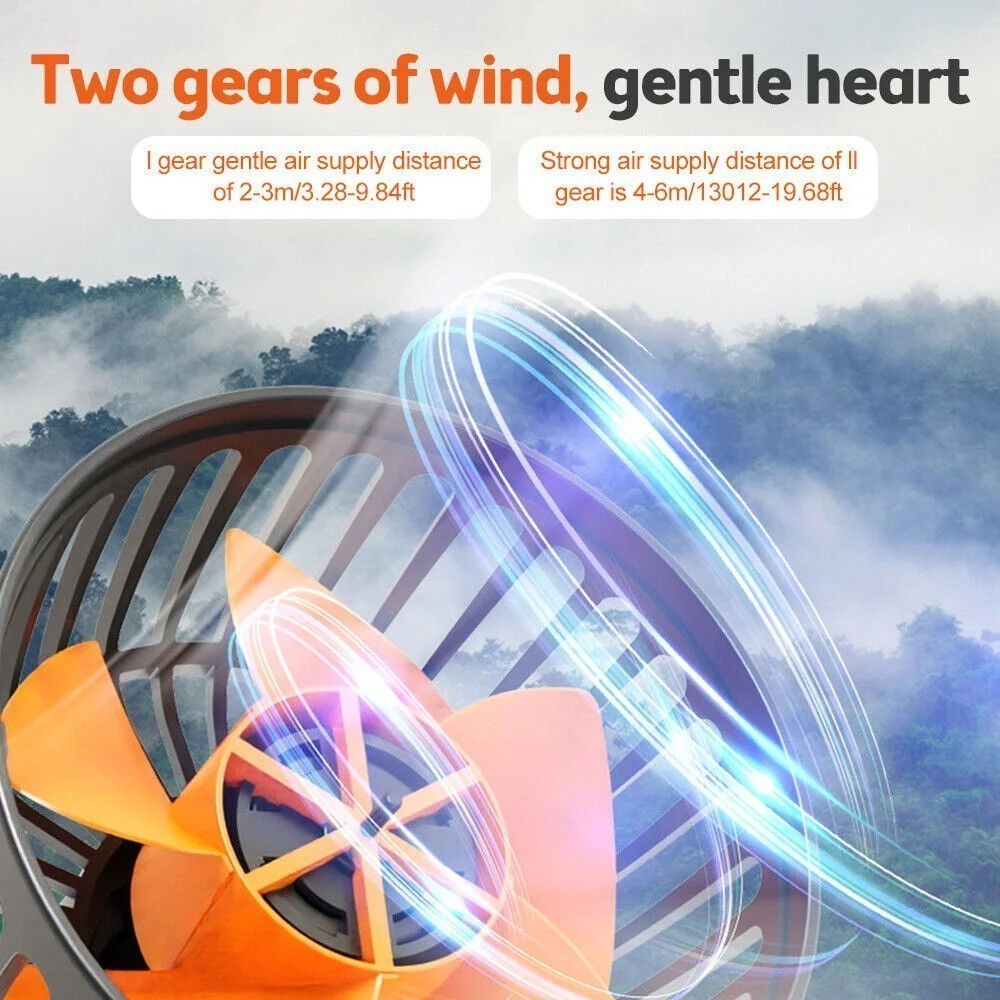 Car Strong Triple Fan 360° Adjustable 3 Head Air Fan Automotive ...