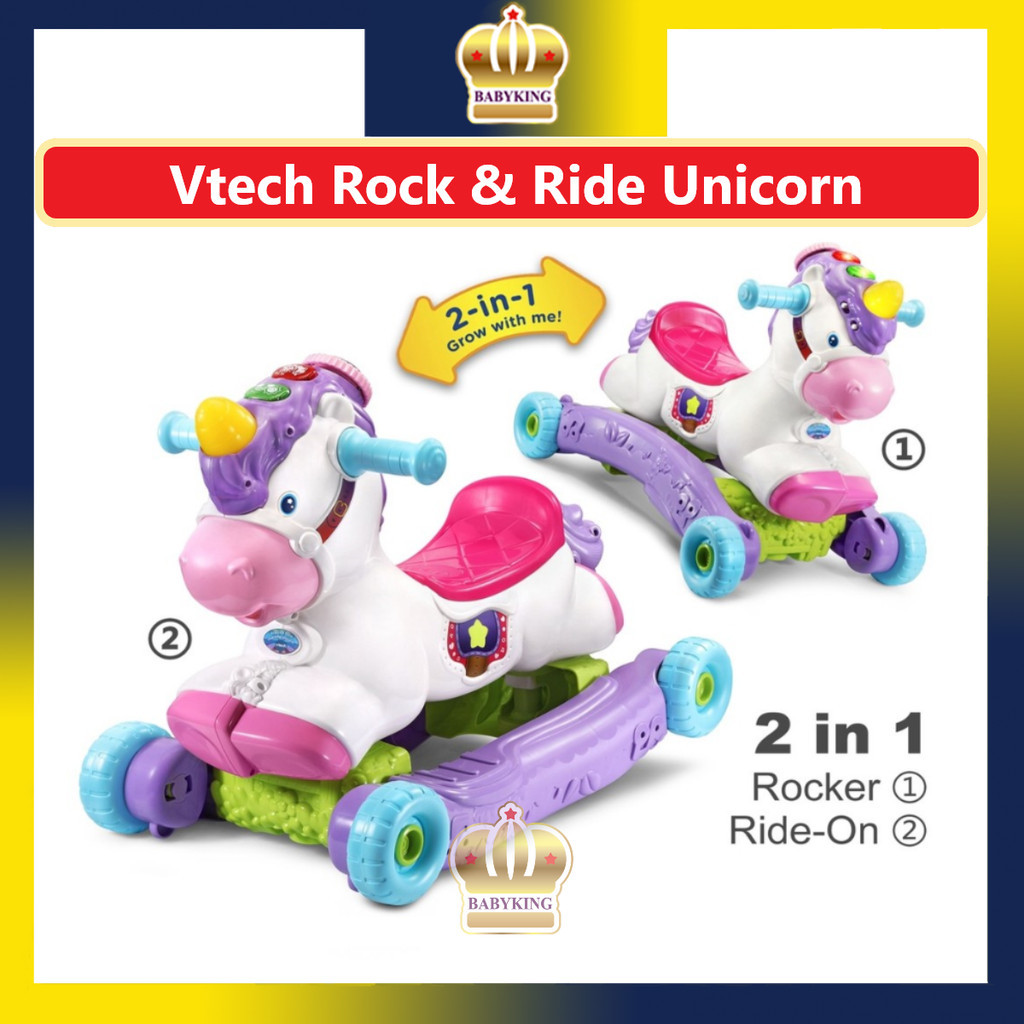 Original VTech Rock & Ride Unicorn (18-36 Months) | Shopee Malaysia