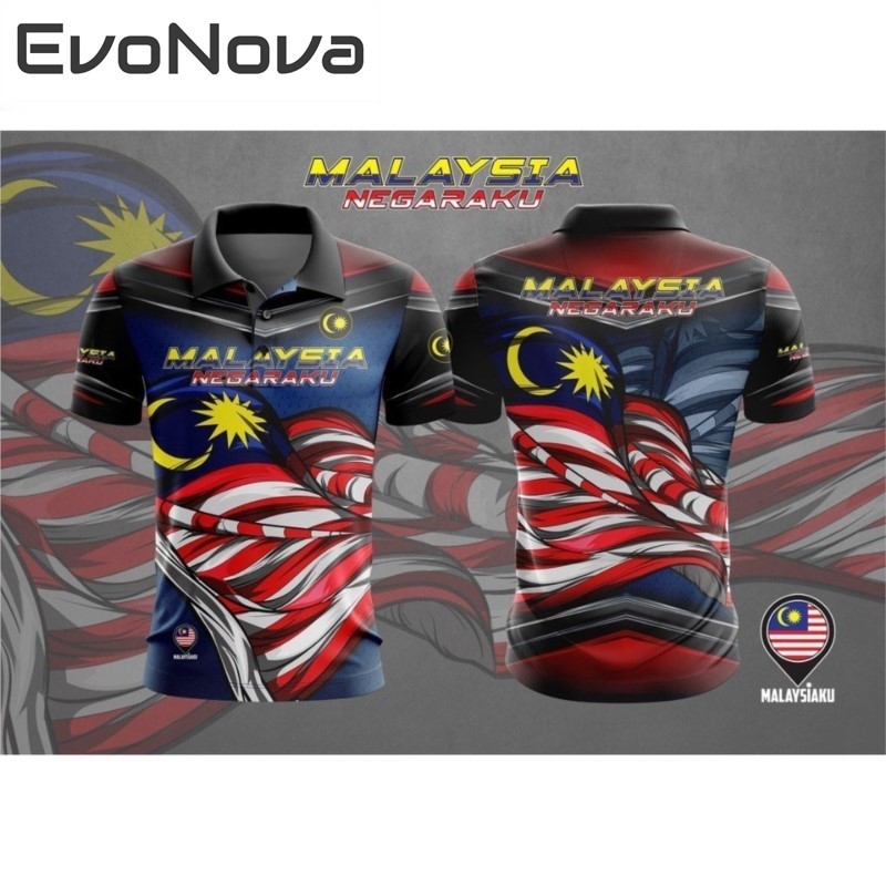 EvoNova baju t shirt merdeka Baju merdeka 2024 Jersey MALAYSIA Merdeka ...