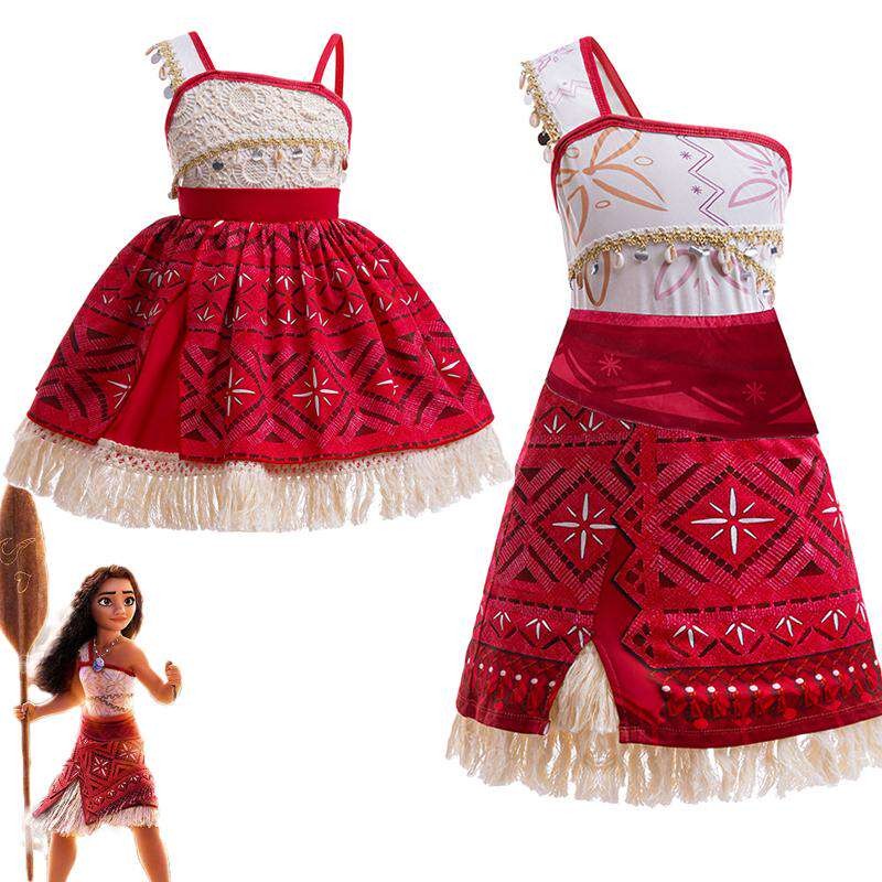 Moana moana 2 Girls moana Princess Dress Children moana moana Same ...