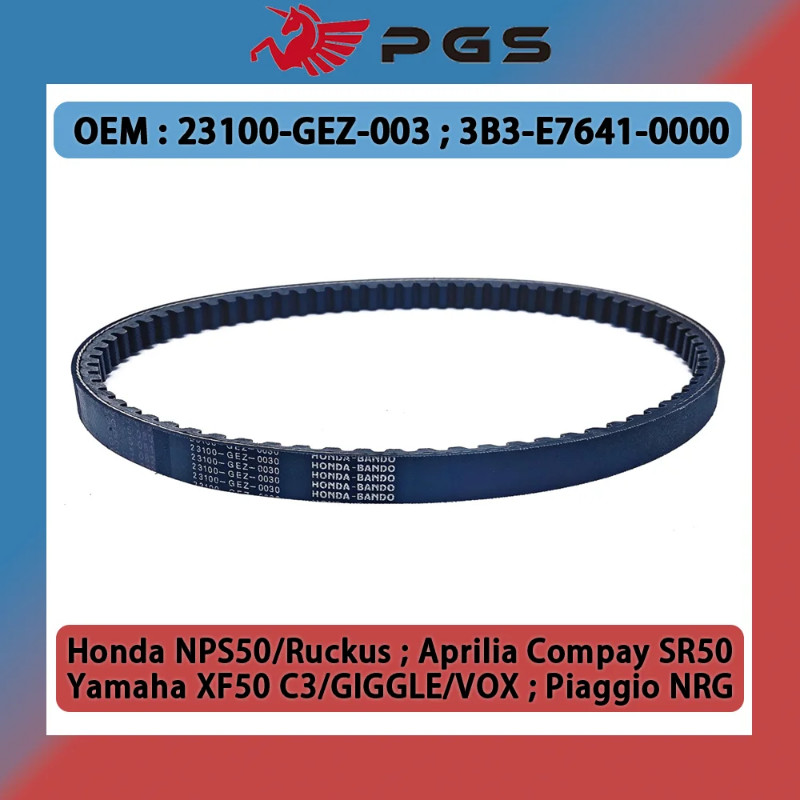 PGS Drive Belt 23100-GEZ-003 For Honda NPS50 Ruckus NPS50S Zoomer ...