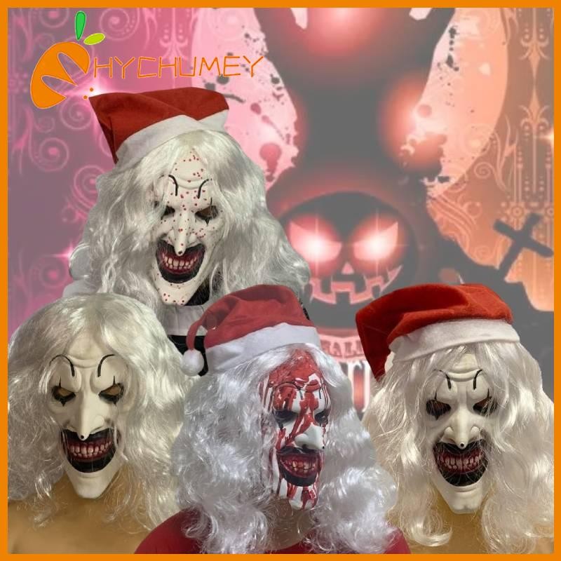 Terrifier 3 Scary Clown Mask New Terrifying Latex Mask Halloween ...