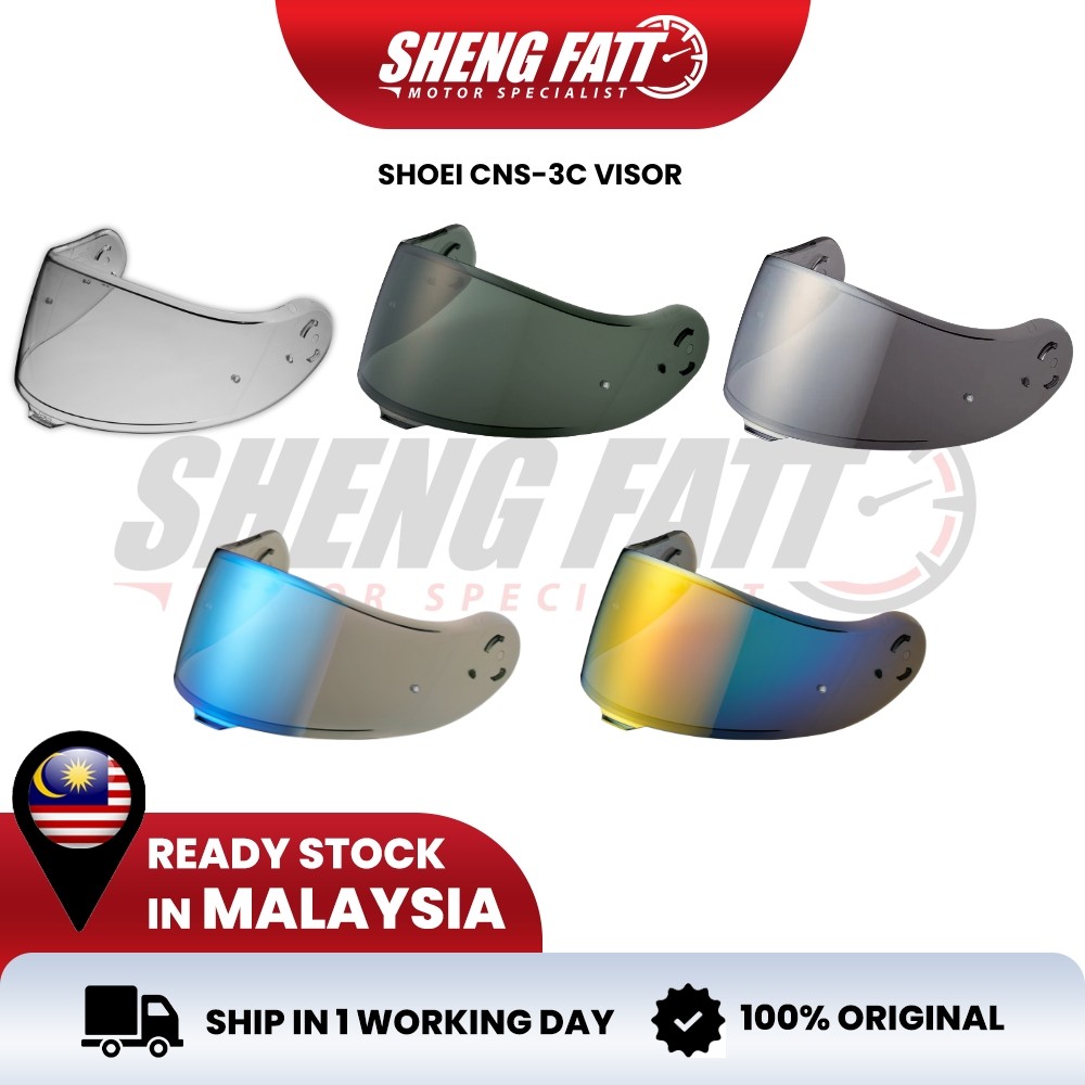 SHOEI CNS-3C VISOR NEOTEC 3 VISOR Full-face visor for shoei helmet ...