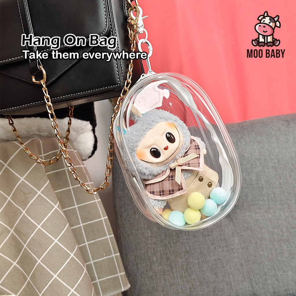 🐮Moo Baby Bekas Labubu Kotak Case Labubu Protective Case Labubu ...