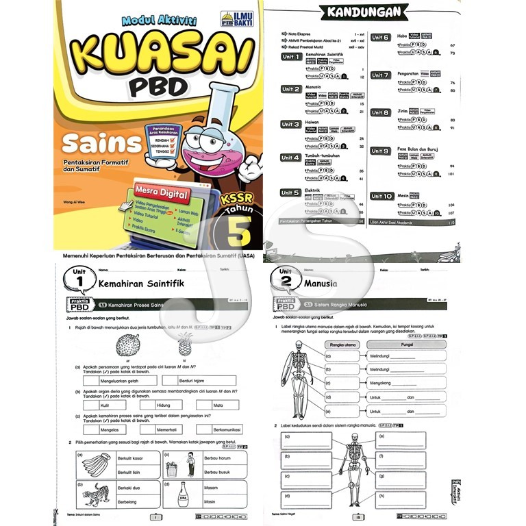 MODUL AKTIVITI KUASAI PBD TAHUN 5 KSSR 2025 UASA | PENTAKSIRAN FORMATIF DAN SUMATIF - PENERBIT ...