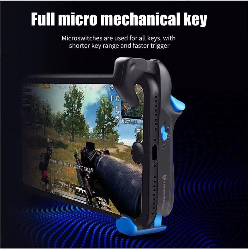 PUBG Gamepad Multi-function Button Z2 Trigger Wireless Joystick Mobile ...