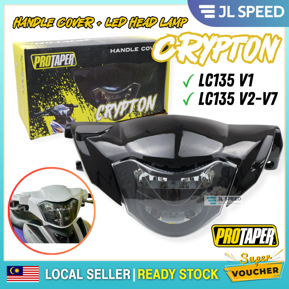 ORIGINAL PROTAPER CRYPTON LED HEAD LAMP COVER SET LC135 LC 135 V1 V2 V3 V4 V5 V6 V7 LAMPU KEPALA ...