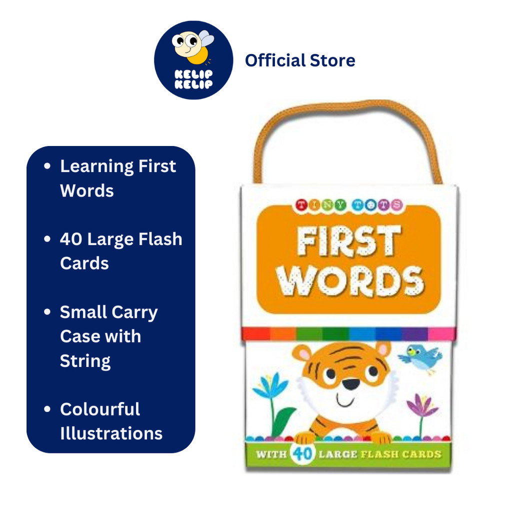 Tiny Tots My First Words Flashcards Case For Kids To Learn New Words ...