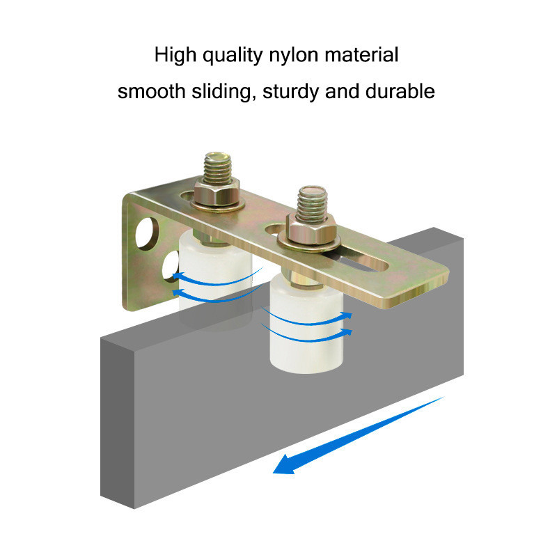 Sliding Gate Top Guide Nylon Rollers With L Bracket Upper Nylon Guide ...