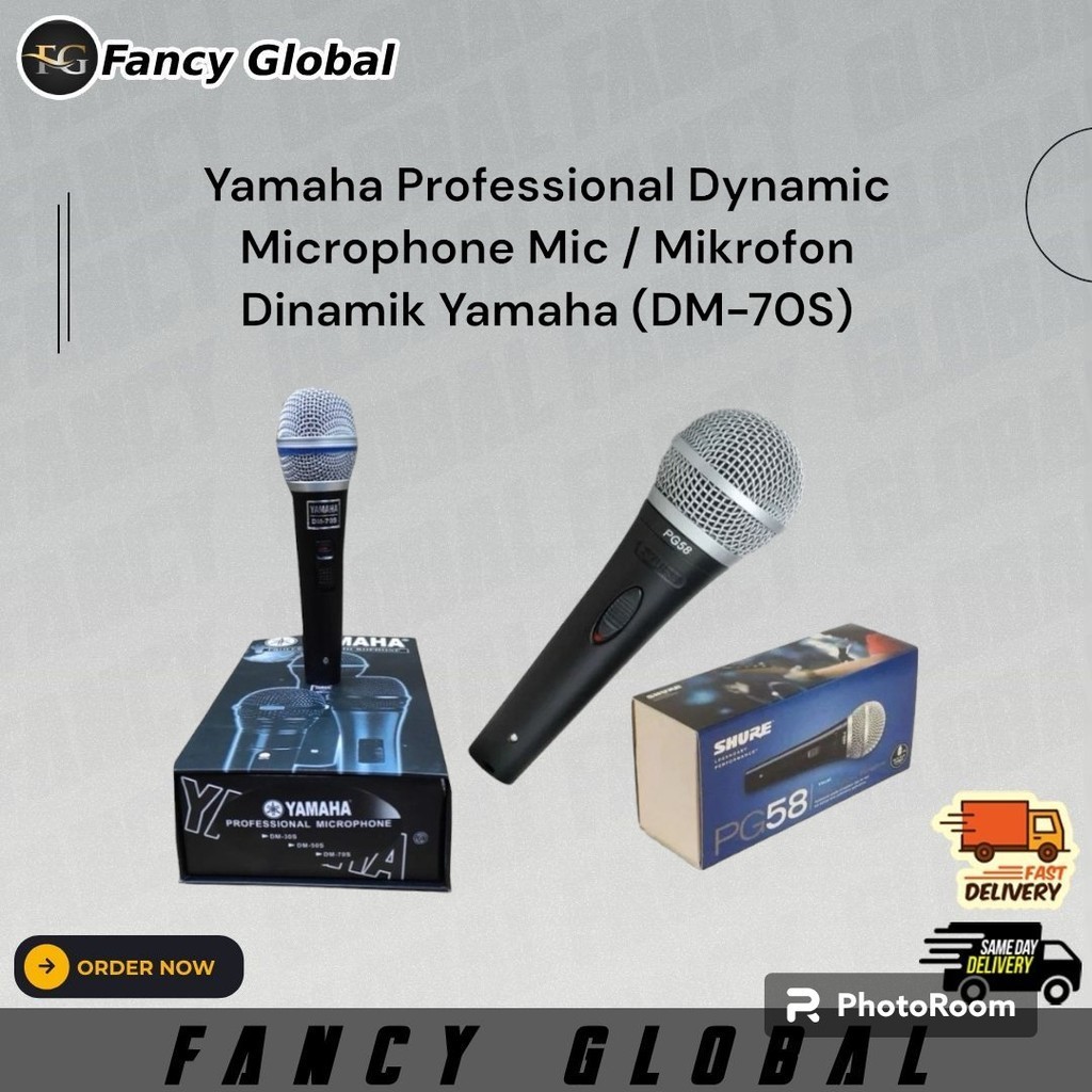 Yamaha Professional Dynamic Microphone Mic / Mikrofon Dinamik Yamaha ...
