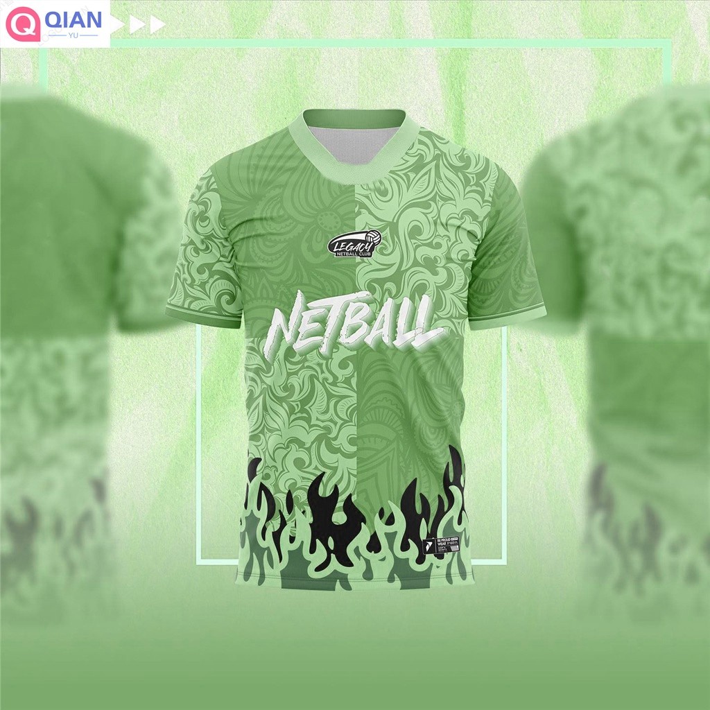 Free Custom Netball Sublimation T shirt [NEW] Netball FULLY SUBLIMATED ...