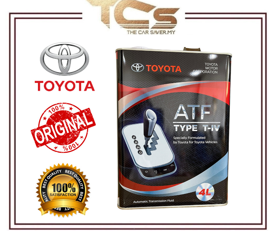 (100% Original) Toyota ATF T4 Auto Gear Oil (4L) Vios/Altis/Myvi/Camry ...