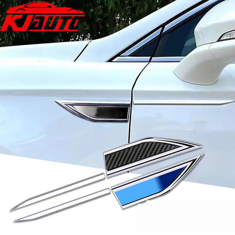 2pcs/Set Perodua Bezza Car Fender Metal Sticker Exterior Decorative ...