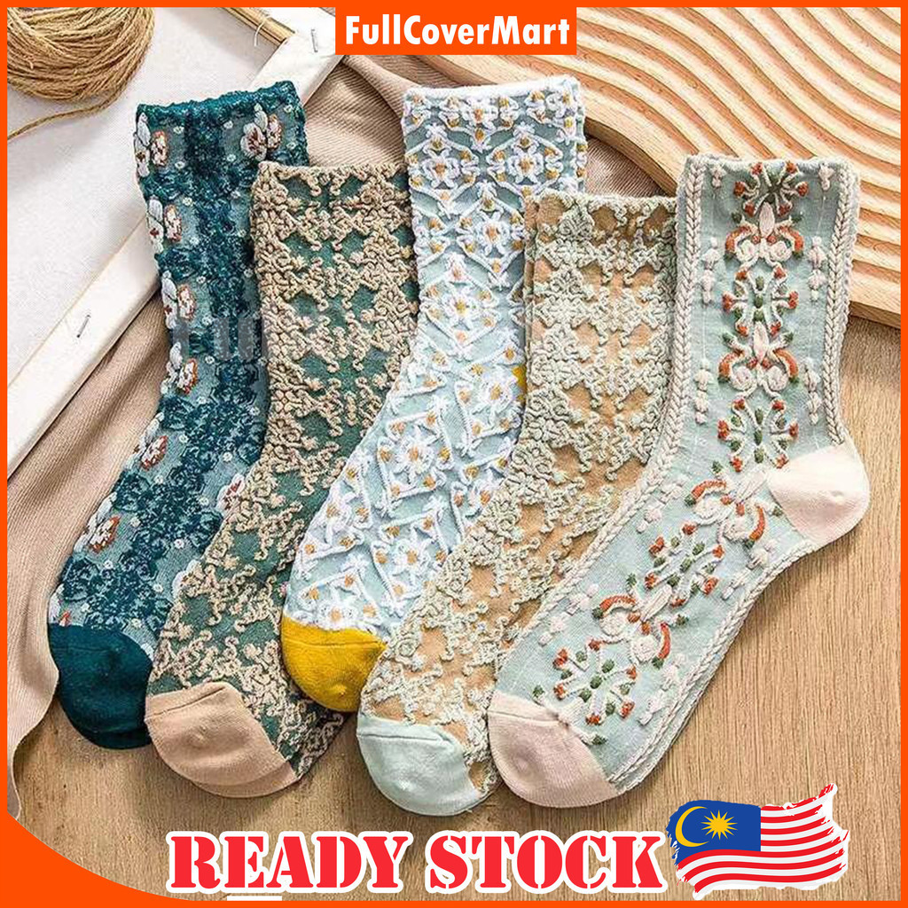 (SOX152) Cute Cartoon Embroidery Ankle Socks Girls Women Cotton Sock ...