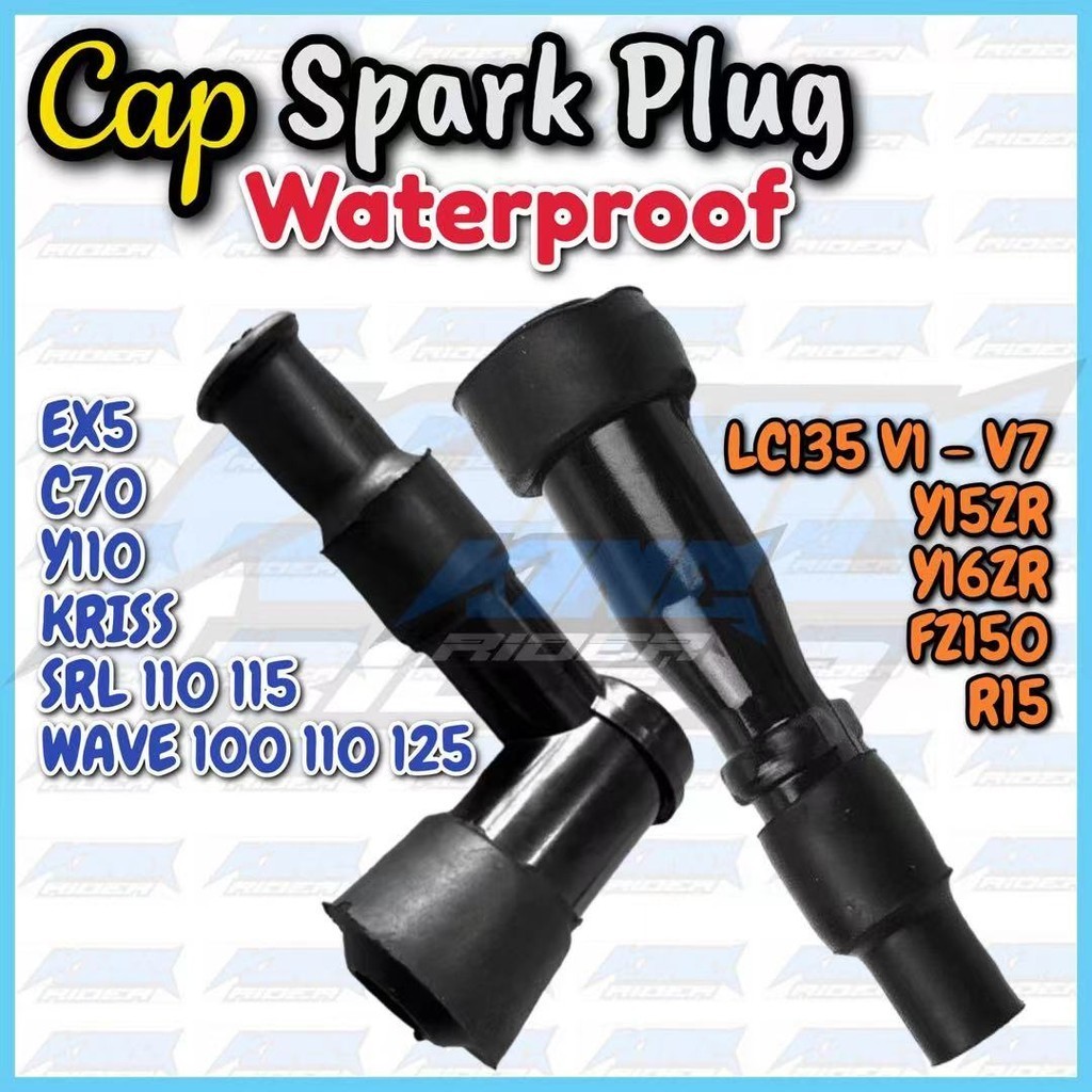 Plug Cap Kepala Plug LC135 V1-V7 Y15ZR Y15 Y16ZR Y16 R15 FZ150 LC135 ...