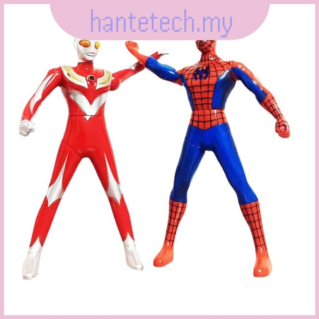 Rotating Toy Ultraman Action Figure Doll Iron Red Model | Shopee Malaysia