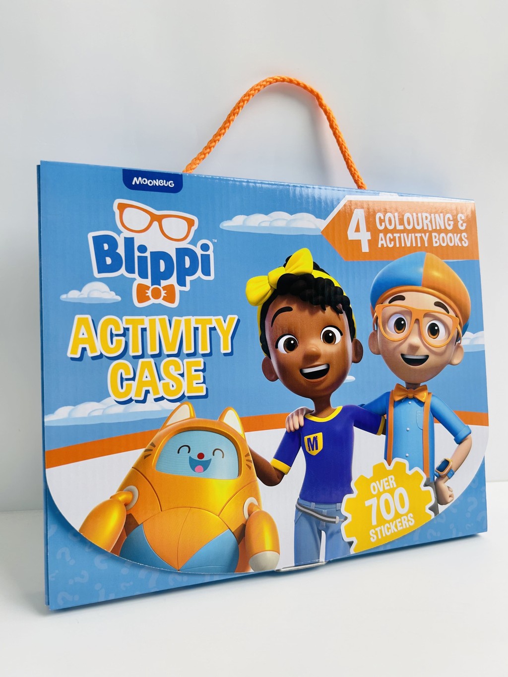 Blippi 4 Books Colouring Activity Case Gift Set For Kids with 700 ...