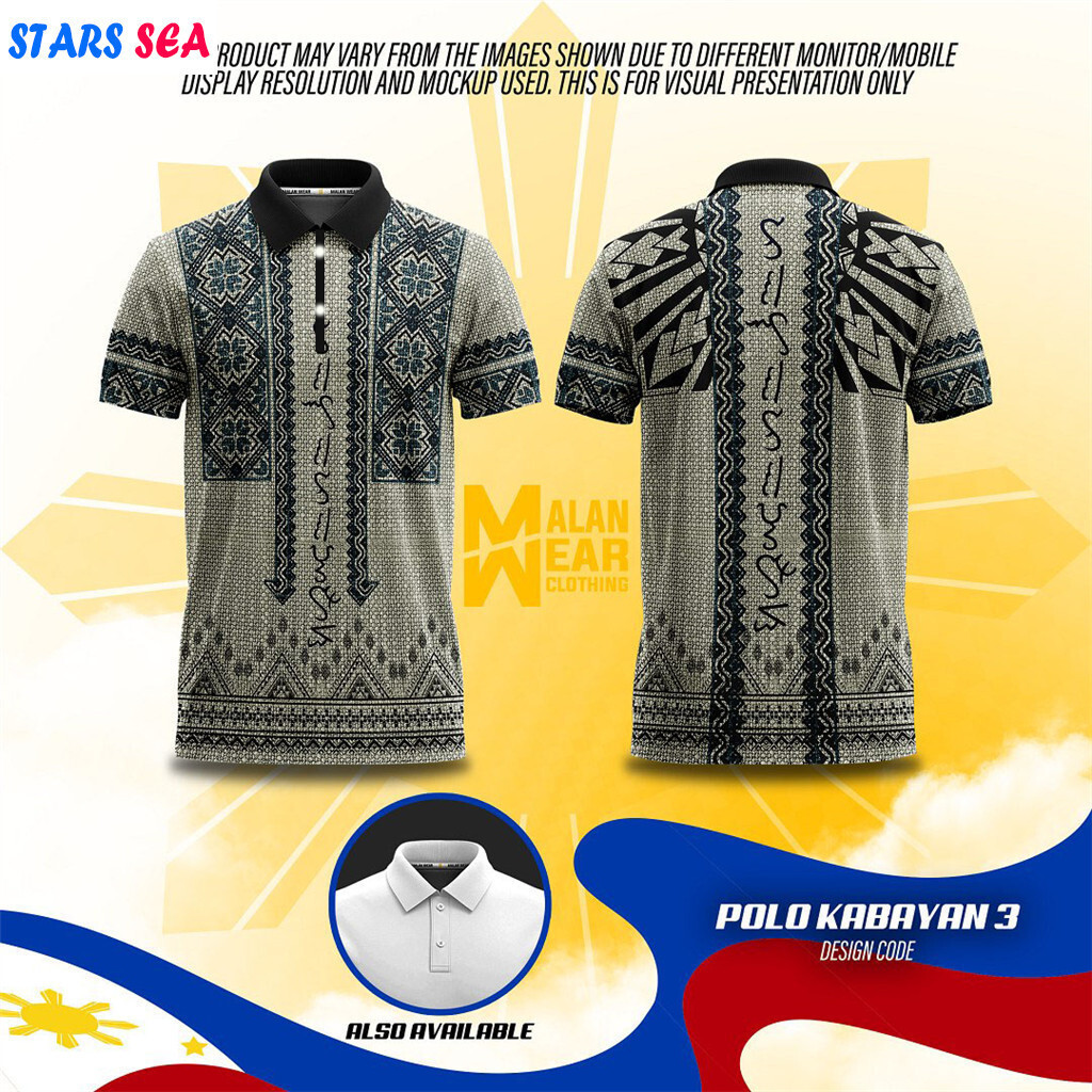 asean inspired ethnic attire new agalog batik polo for men philippines ...