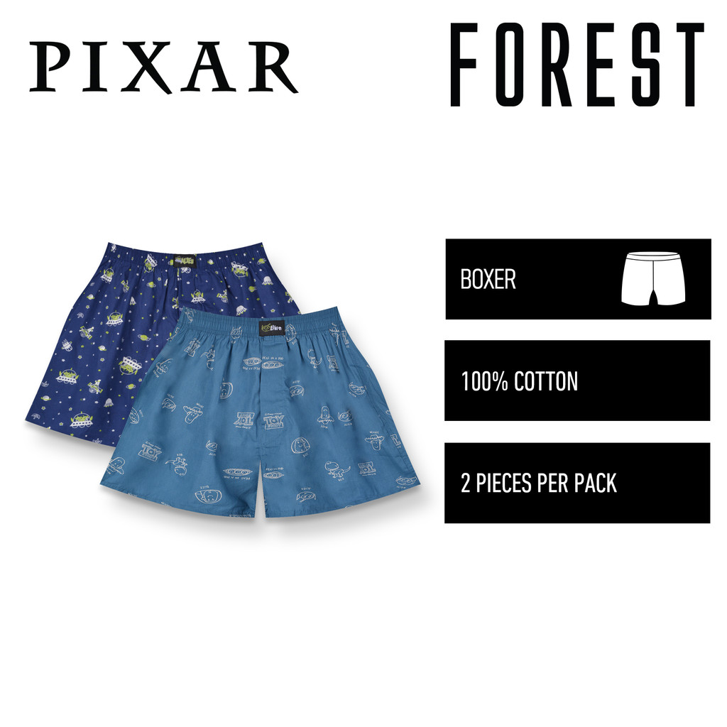 Forest Seluar Dalam Lelaki | (2 Pcs) Forest X Disney Alien Mens Woven ...