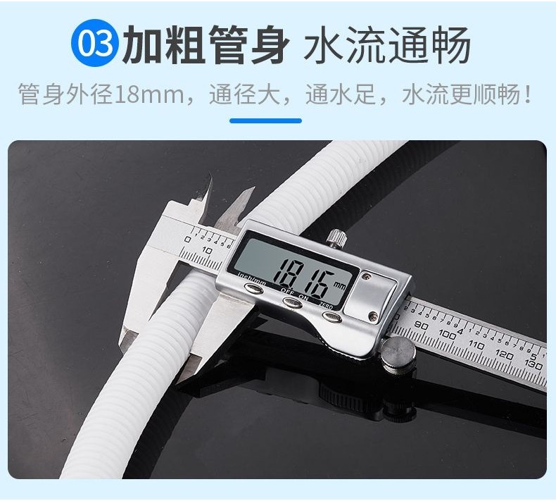 Ripple Hose Water Pipe Connection Faucet Extension Pipe Tap Water ...