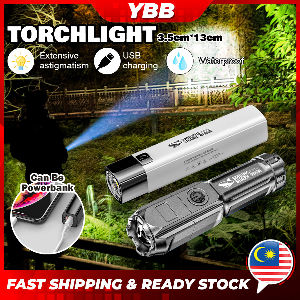 YBB Torchlight Super Bright Flashlight Waterproof Torchlight ...