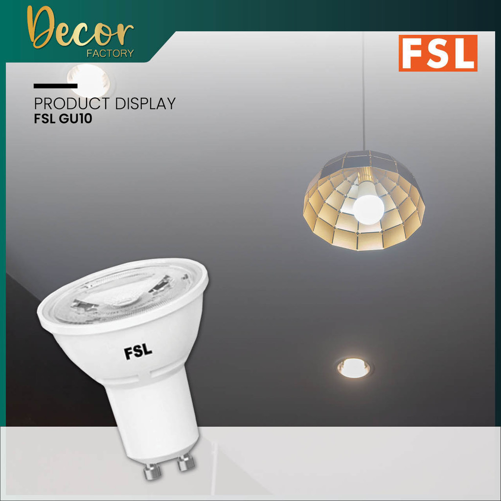 FSL [SET 10pcs] LED BULB HIGH QUALITY GU10 Bulb MR16 Bulb 5W 7W Spot ...