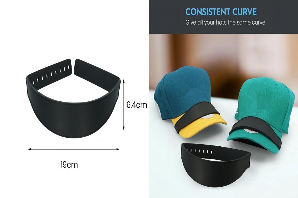 Hat Curver Tool with 9 Brim Curve Options Easy Snap-on Hat Brim Shaper ...