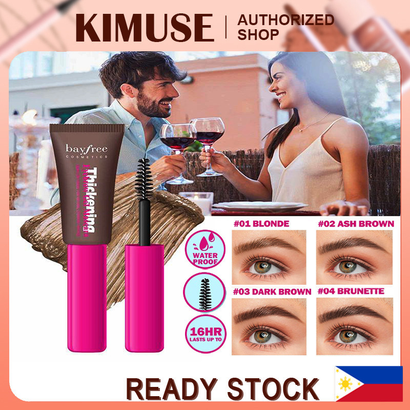 100% Original Bayfree Eyebrow Gel With Brush Brow Tinted Dye Waterproof ...