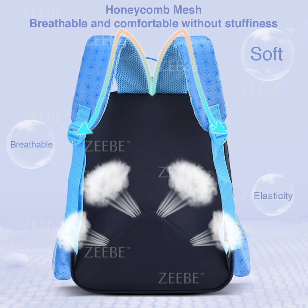 ZEEBE Primary School Bag Boy Kids Waterproof Kid Children Backpack ...