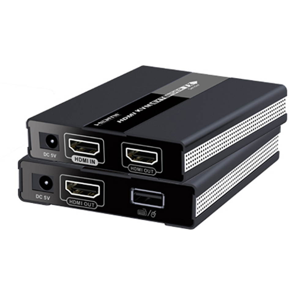 LKV3731 USB HDMI KVM extender over cat5e/6 cable up to 60M USB&HDMI KVM ...