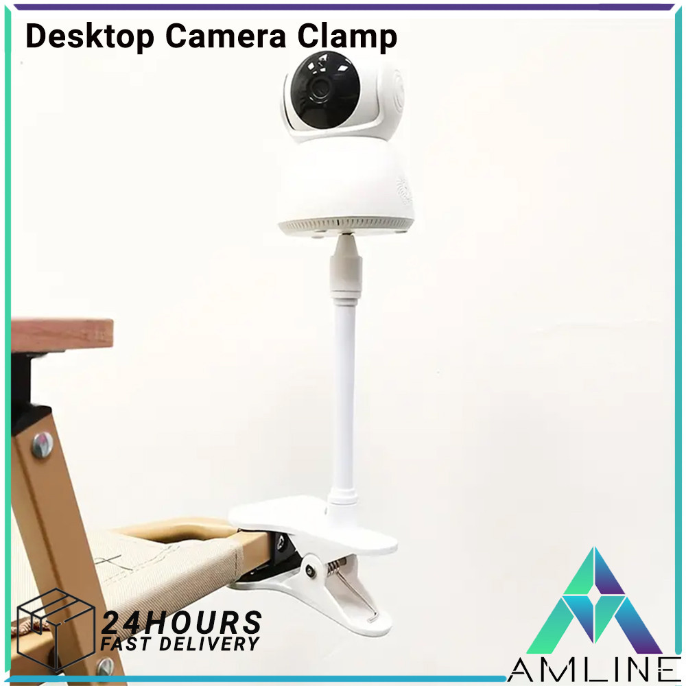 Flexible Clamp Mount Compatible with Indoor CCTV Camera 360-degree ...