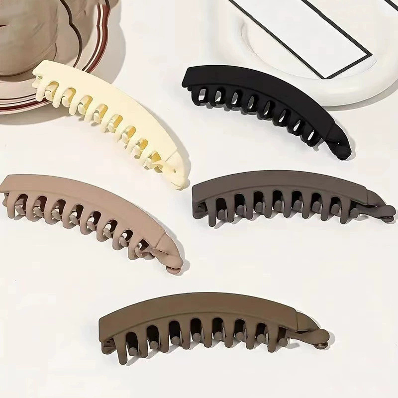 【YUNYUAN】 New Korean Retro One-line Clip Hair Clip for Women with Back ...
