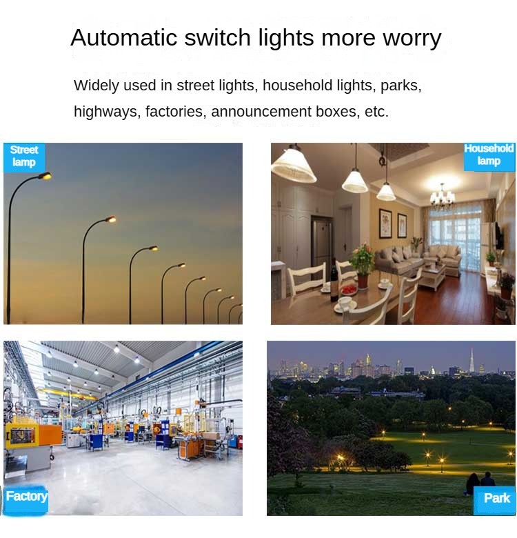 Photocell AC 220V 10A Lampu Sensor Photo Switch Automatic On Off Street ...