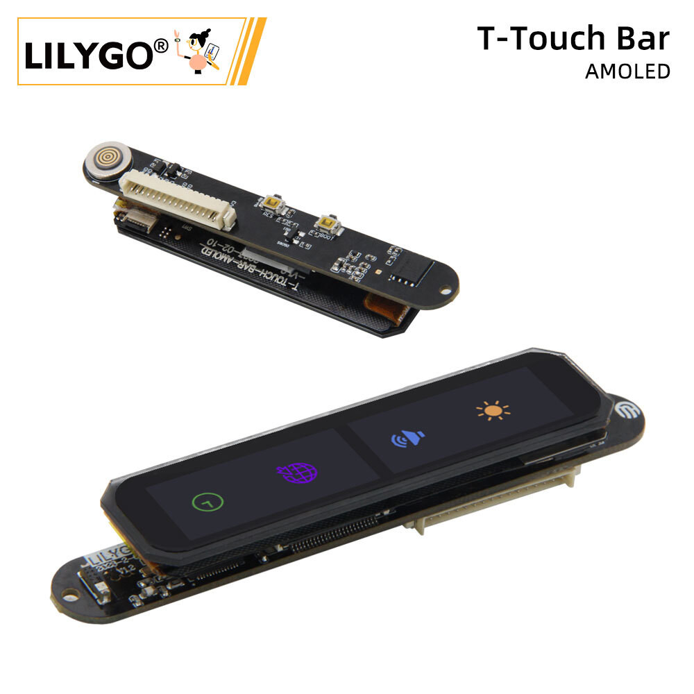 LILYGO® T-Touch Bar AMOLED ESP32-S3 Touch Display Bar Development Board ESP32-S3R8 Wireless ...