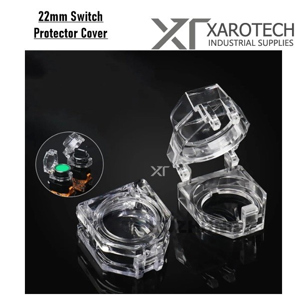 22mm Switch Protector Emergency Stop Switch Equipment Guard Transparent ...