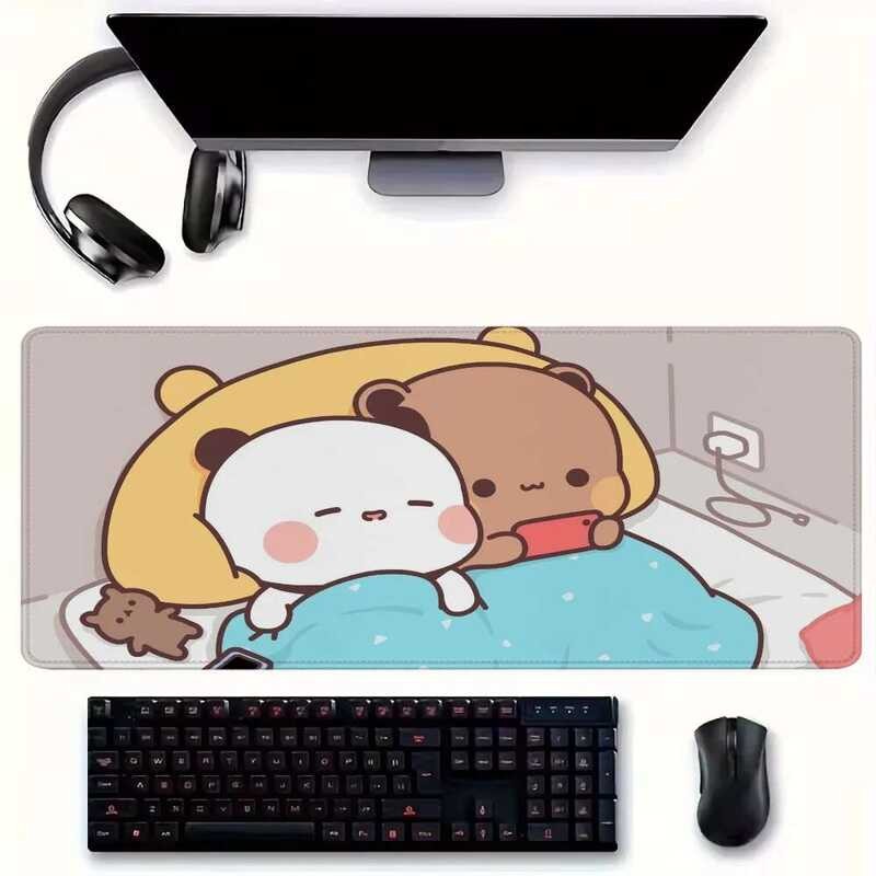 Panda Bubu and Doodle Desk Pad Gaming Mouse Gamer Mousepad Anime ...