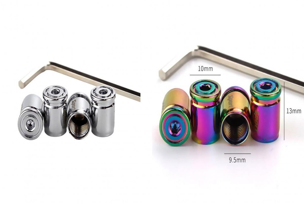 [FM] Car Tire Valve Stem Cover Car Tire Valve Stems Cap Anti-theft Car ...