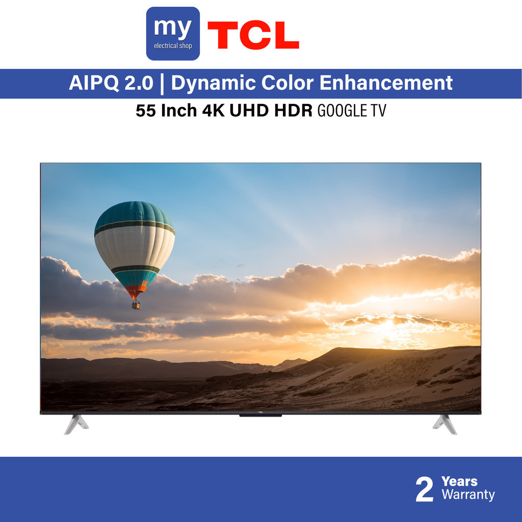 TCL 55 Inch 4K UHD HDR Google TV 55P636 | Shopee Malaysia