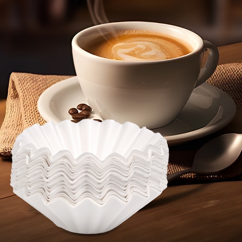 50Pcs Origami Corrugated Coffee Dripper Papers Disposable Hand Brewed ...