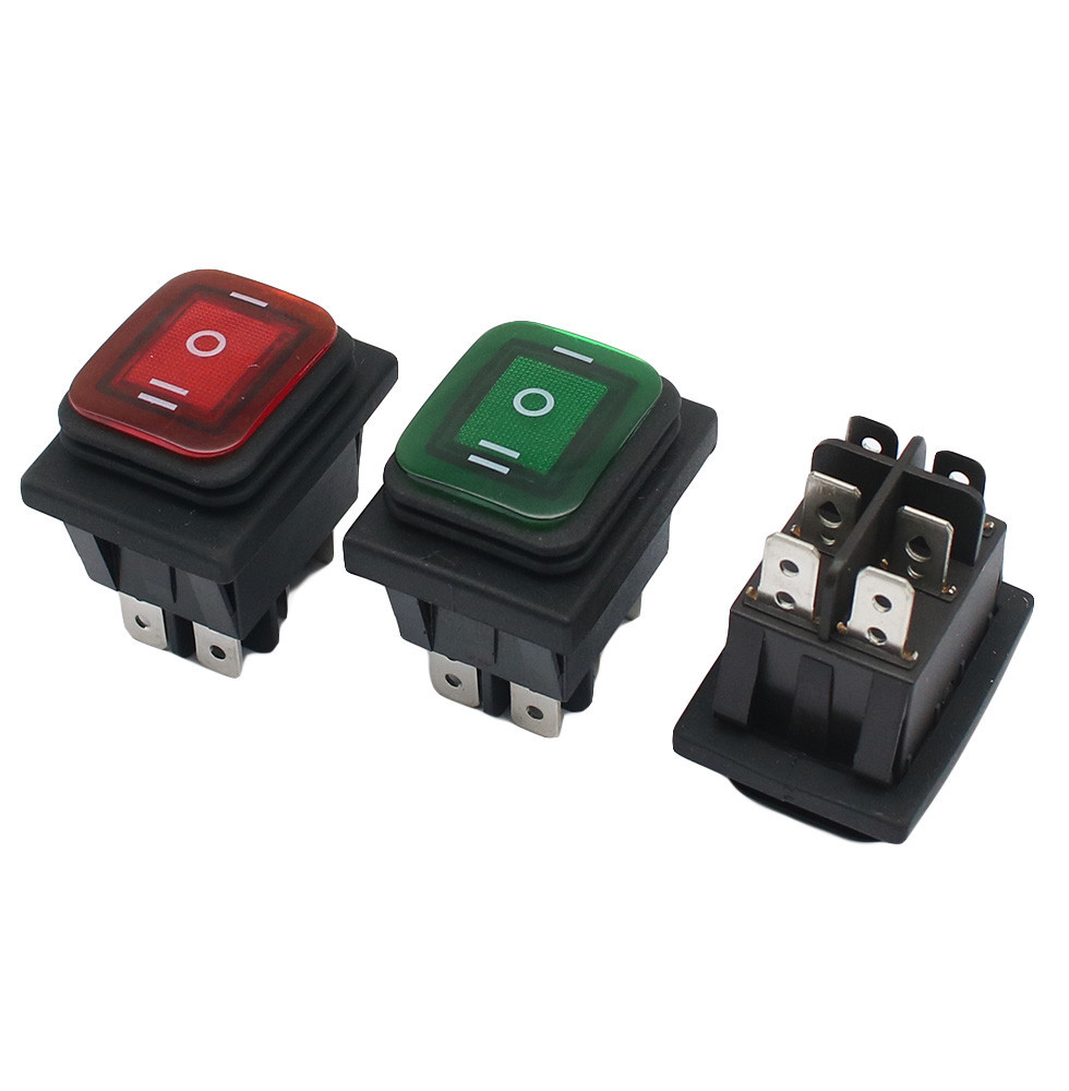 KCD4 Waterproof Switch Rocker Switch Power Switch 2 position/3 position ...