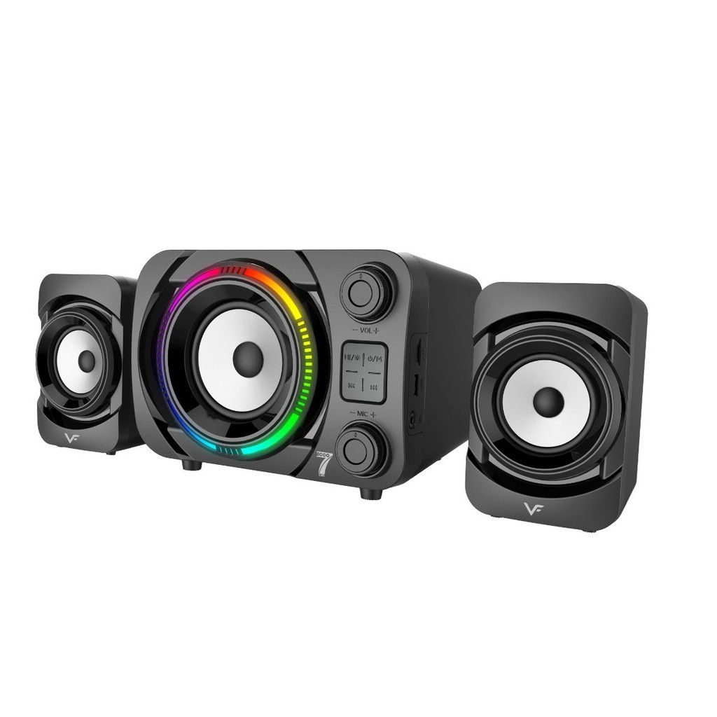 Vinnfier VF ECCO 7 BTU 2.1 Bluetooth Mic Karaoke Speaker Sambung PC USB ...