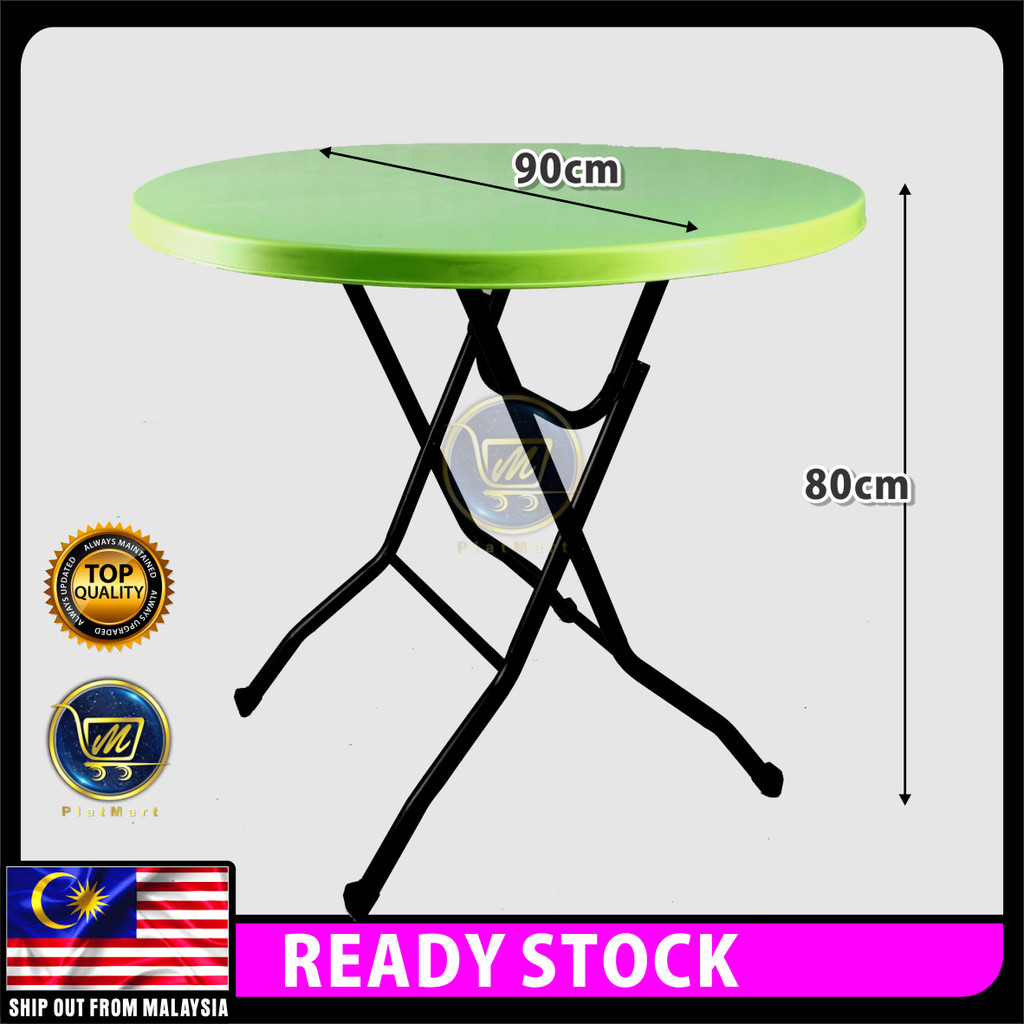 PlatMart - [READY STOCK] 7 Colour, 3 x 3 Feet Round Plastic Foldable ...